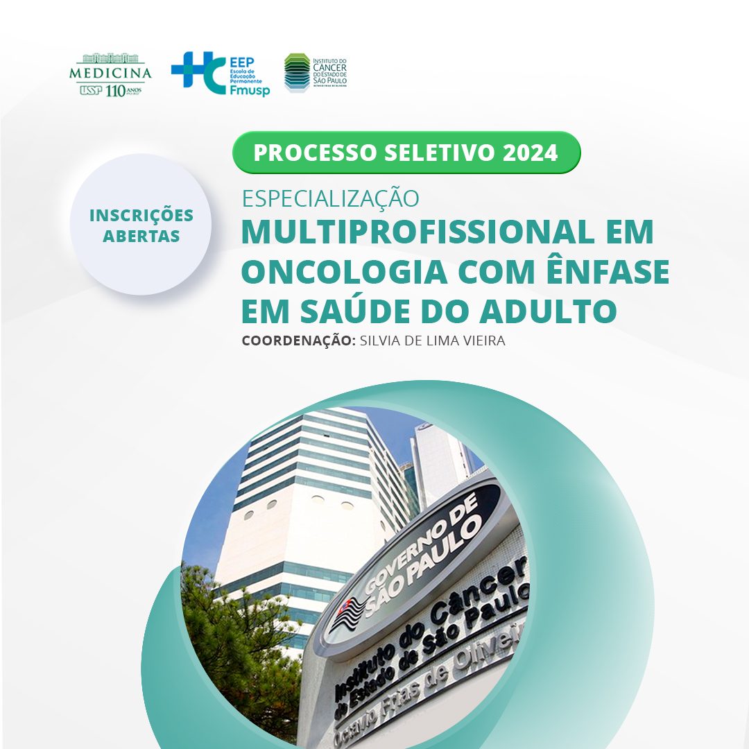 Inscrições abertas: Especialização Multiprofissional em Oncologia com ...